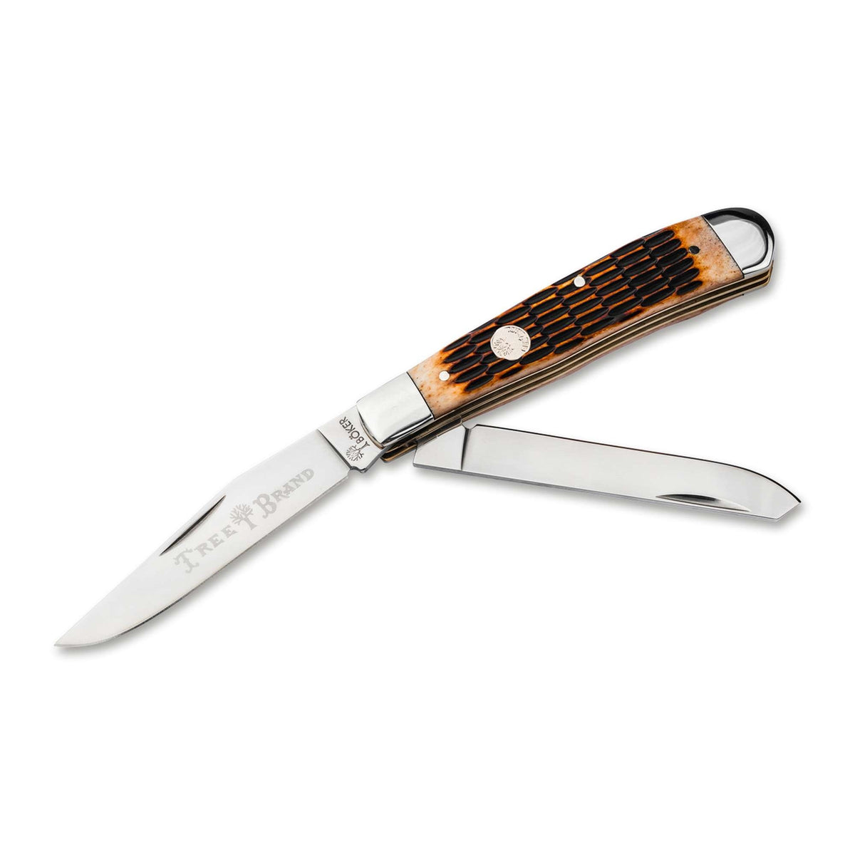 Boker Traditional Series 2.0 Amber Jigged Bone Trapper — Eagle Valley ...