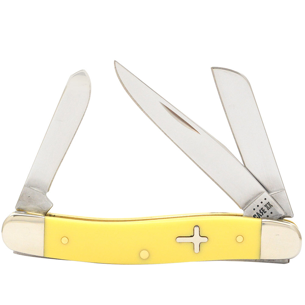 Case 22941 - Yellow Synthetic Cross Shield Medium Stockman — Eagle ...