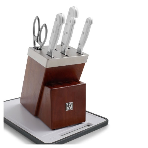 Zwilling Pro Le Blanc 7pc Self Sharpening Block Set — Eagle Valley Cutlery