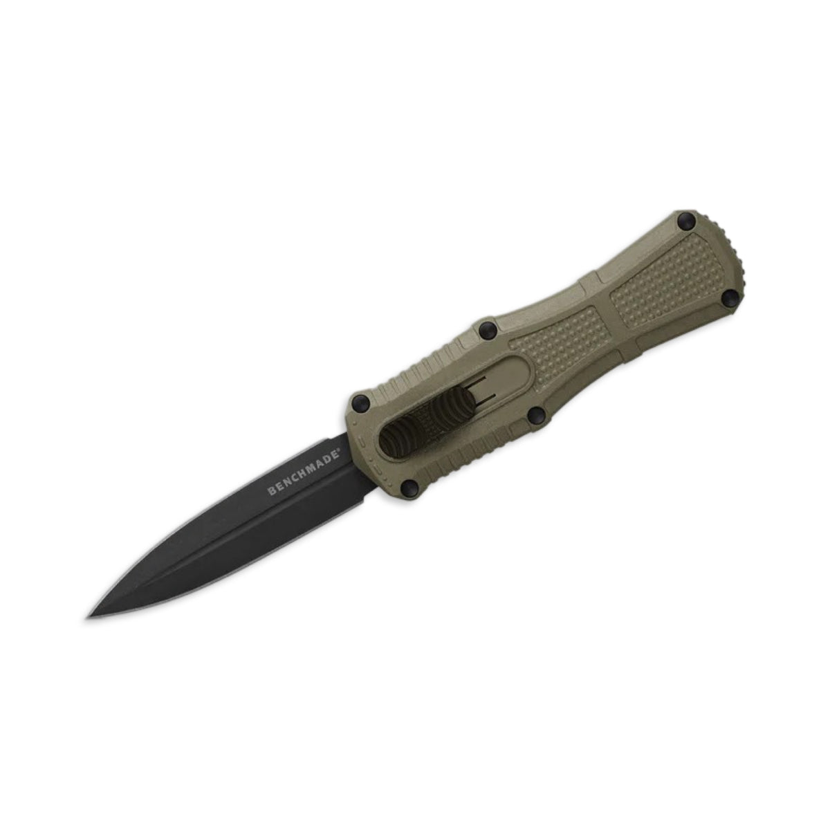 Benchmade 3375GY-1 - Mini Claymore OTF Ranger Green — Eagle Valley Cutlery