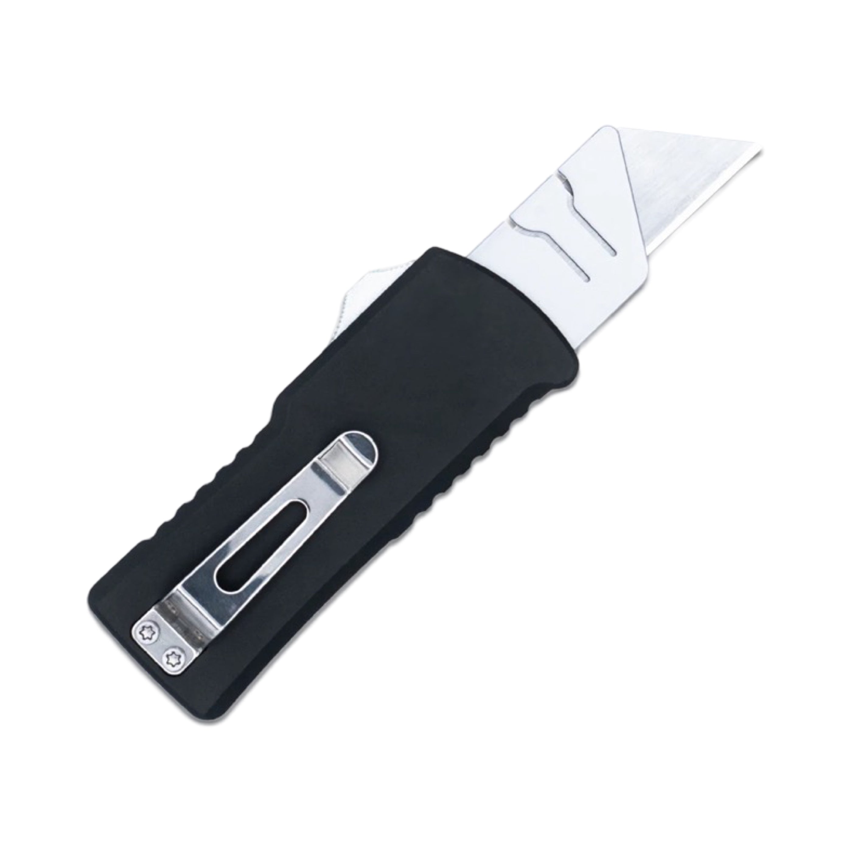 CobraTec OTF Utility Knife Black — Eagle Valley Cutlery