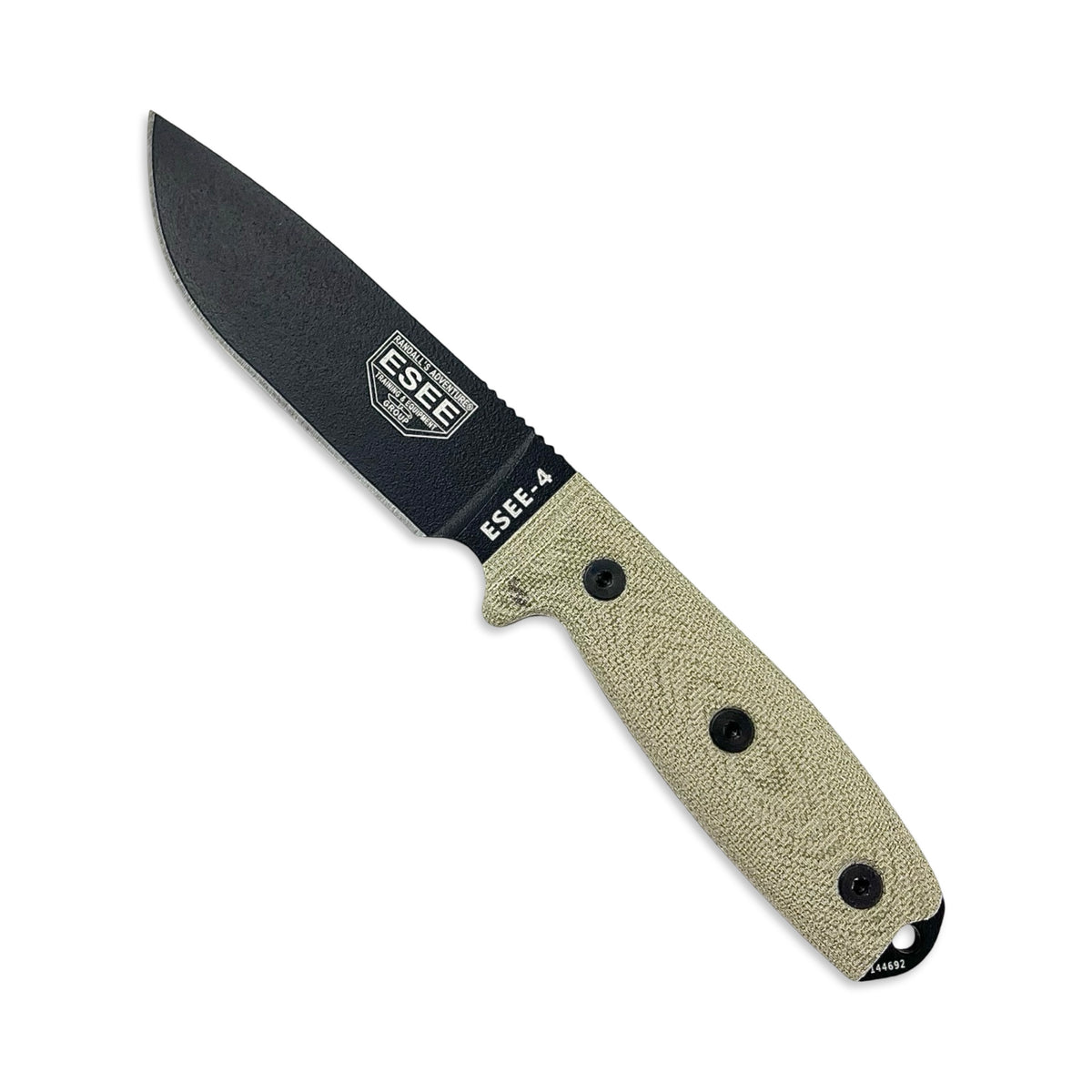 ESEE 4 - 4PB-017 - Black Blade — Eagle Valley Cutlery