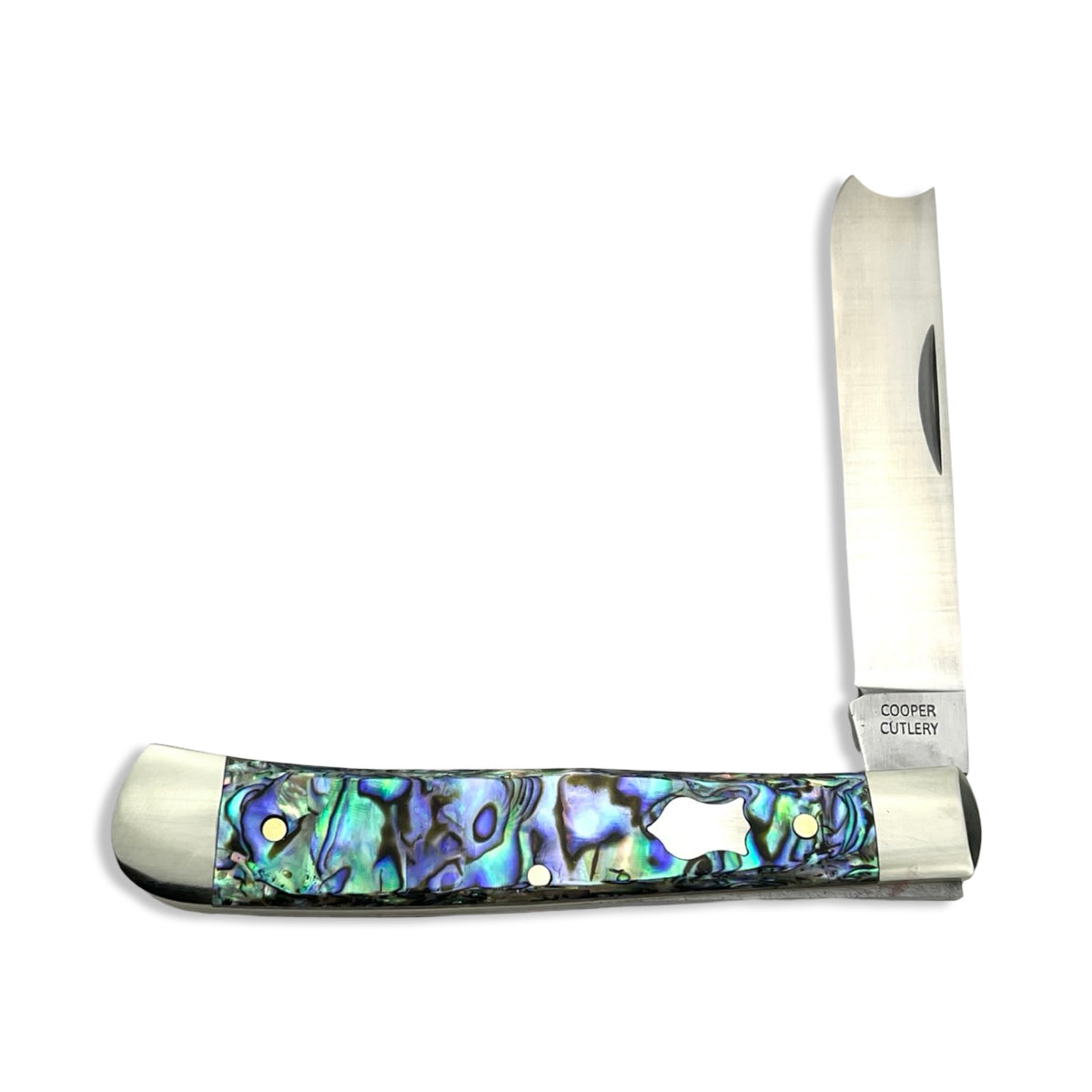 Cooper Cutlery Abalone Razor Trapper — Eagle Valley Cutlery