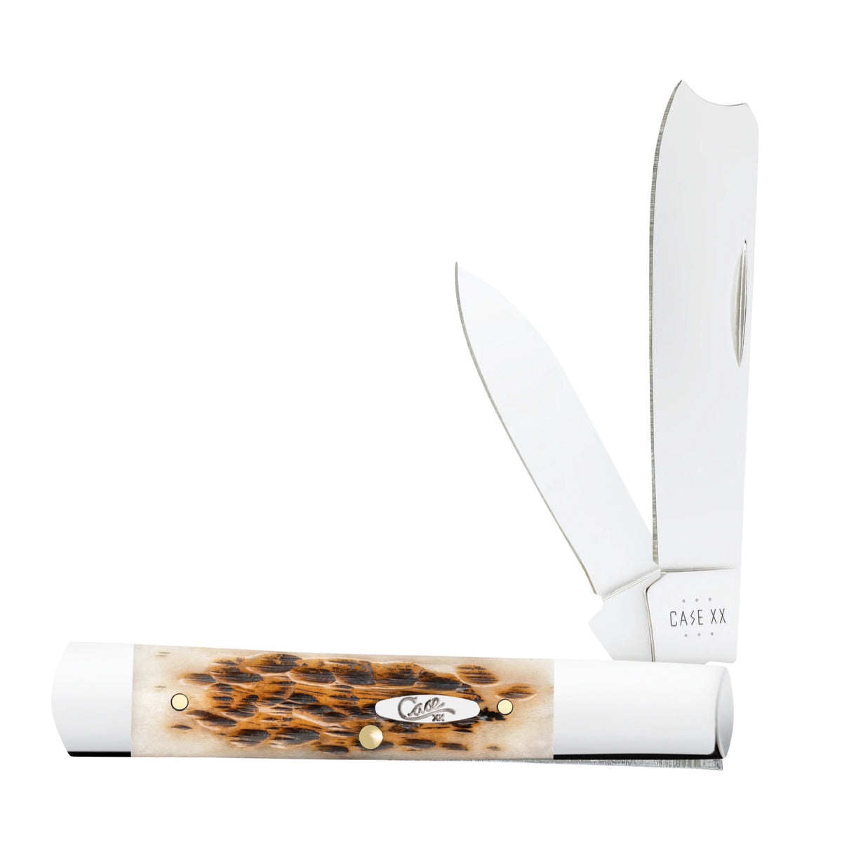 Case 10722 - Amber Bone Peach Seed Jig Razor (62005RAZ SS) — Eagle ...
