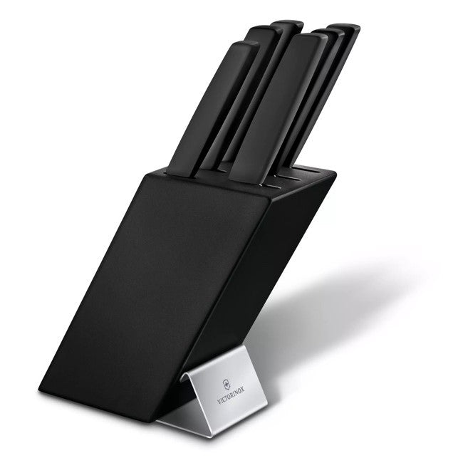 Victorinox Swiss Modern 7pc Knife Block Set - Black — Eagle Valley Cutlery