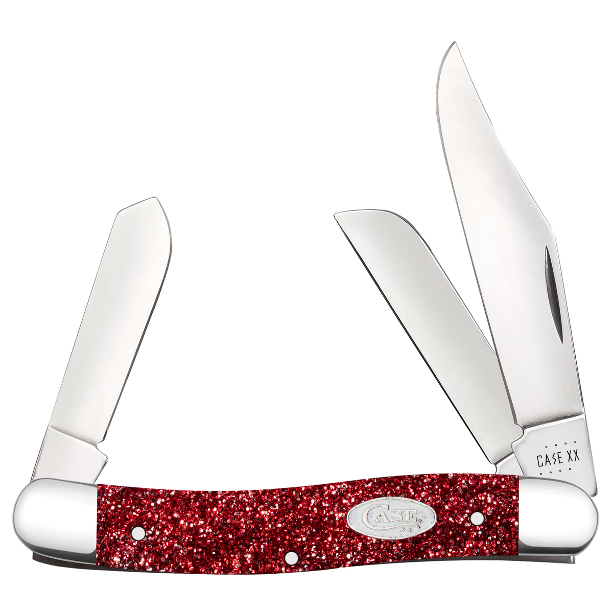 Case 67001 - Ruby Stardust Kirinite Stockman — Eagle Valley Cutlery