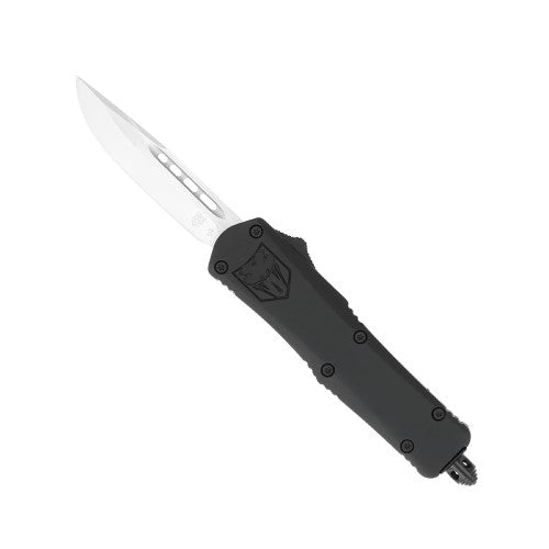 CobraTec Small FS-3 Black - Drop Not Serrated — Eagle Valley Cutlery
