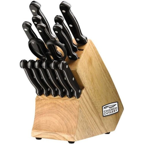 Chicago Cutlery Essentials 15 Piece Block Set — Eagle Valley Cutlery
